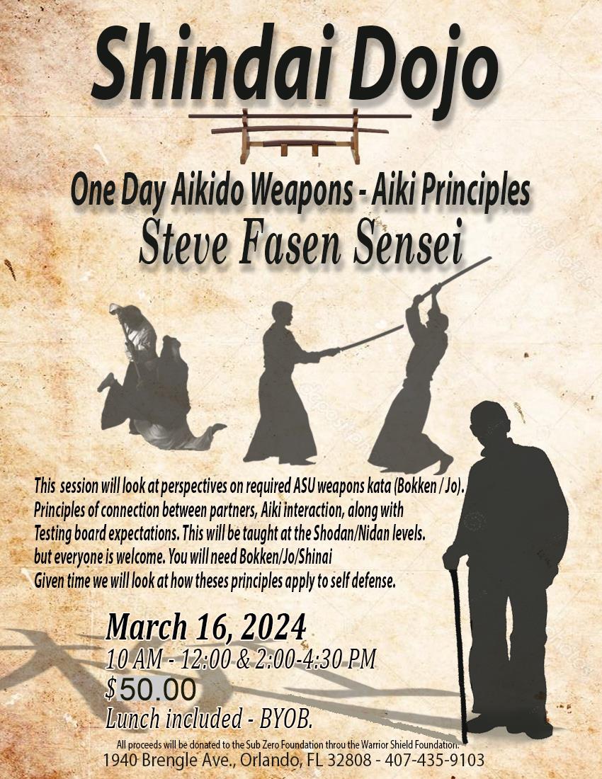 Aikido Weapons – Aiki Principles – Shindai Aikikai Aikido